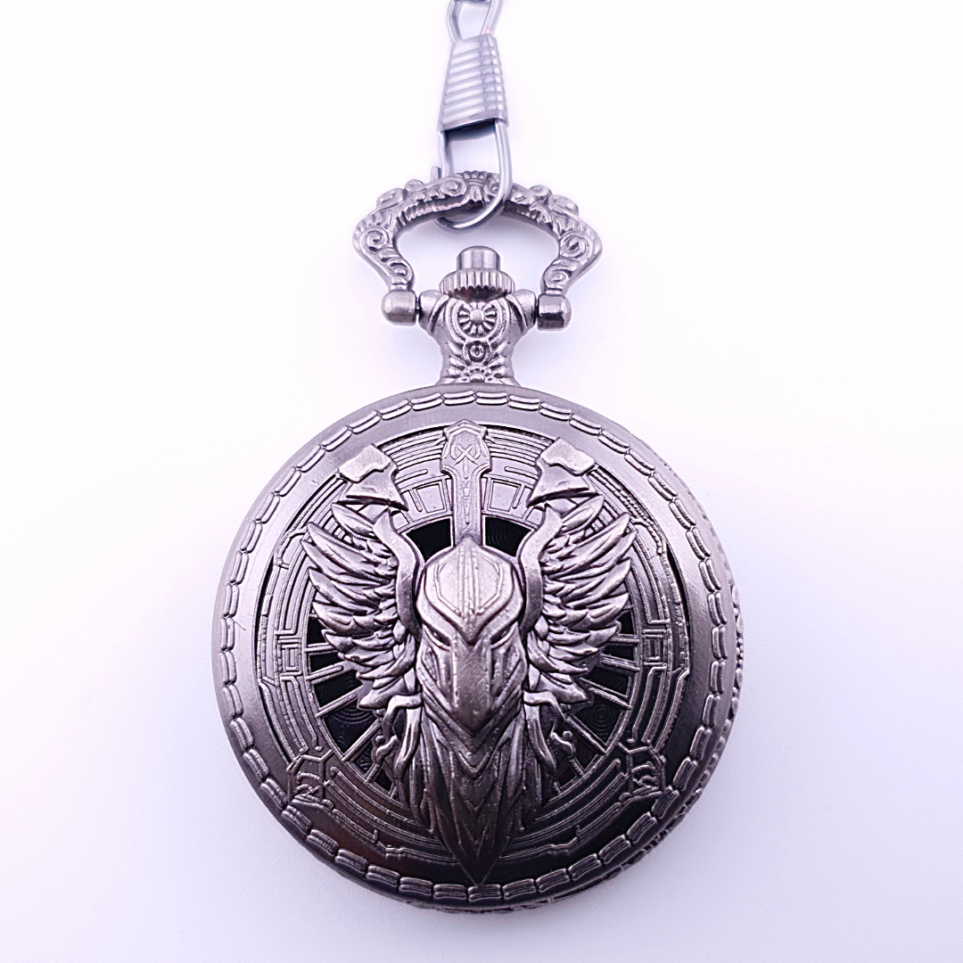 Celestial Champion | Pocket Watch Case | Ancient Silver – Tabletop Dominion