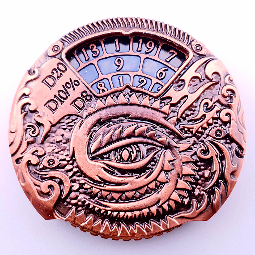Drake's Gambit | Dice Spinner | Ancient Copper – Tabletop Dominion