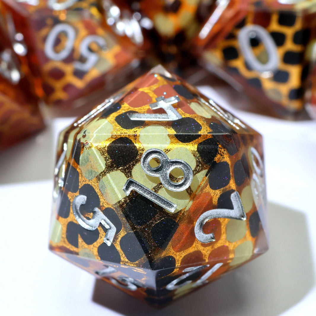 ART - CORE DICE Sets | Layered Resin Dice 7 Piece Sets – Tabletop Dominion