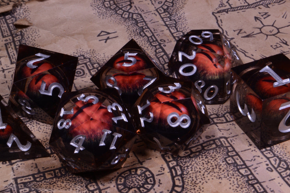 Moving Eyeball Dice - Dragon Eyes